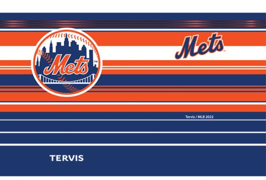 MLB® New York Mets™ - Hype Stripes | 20 oz Stainless Tumbler | Tervis