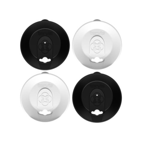 Travel Lids for 16oz Tumbler - Pack of 4 Black & White | Assorted | Tervis