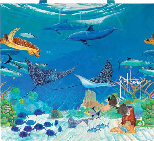 Guy Harvey® - Ocean Scene | 24 oz Venture Lite Insulated Water Bottle ...