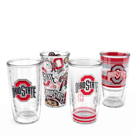 Ohio State Buckeyes - Assorted | 16 oz Tumbler 4 Pack | Tervis