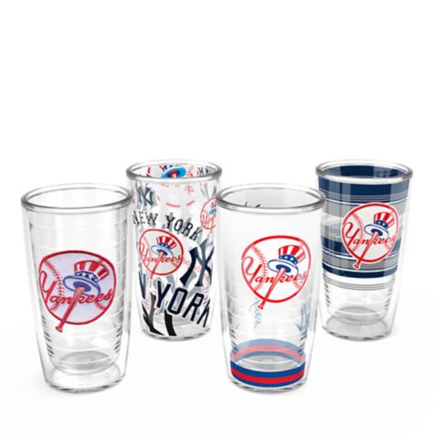 MLB® New York Yankees™ - Assorted | 16 oz Tumbler 4 Pack | Tervis